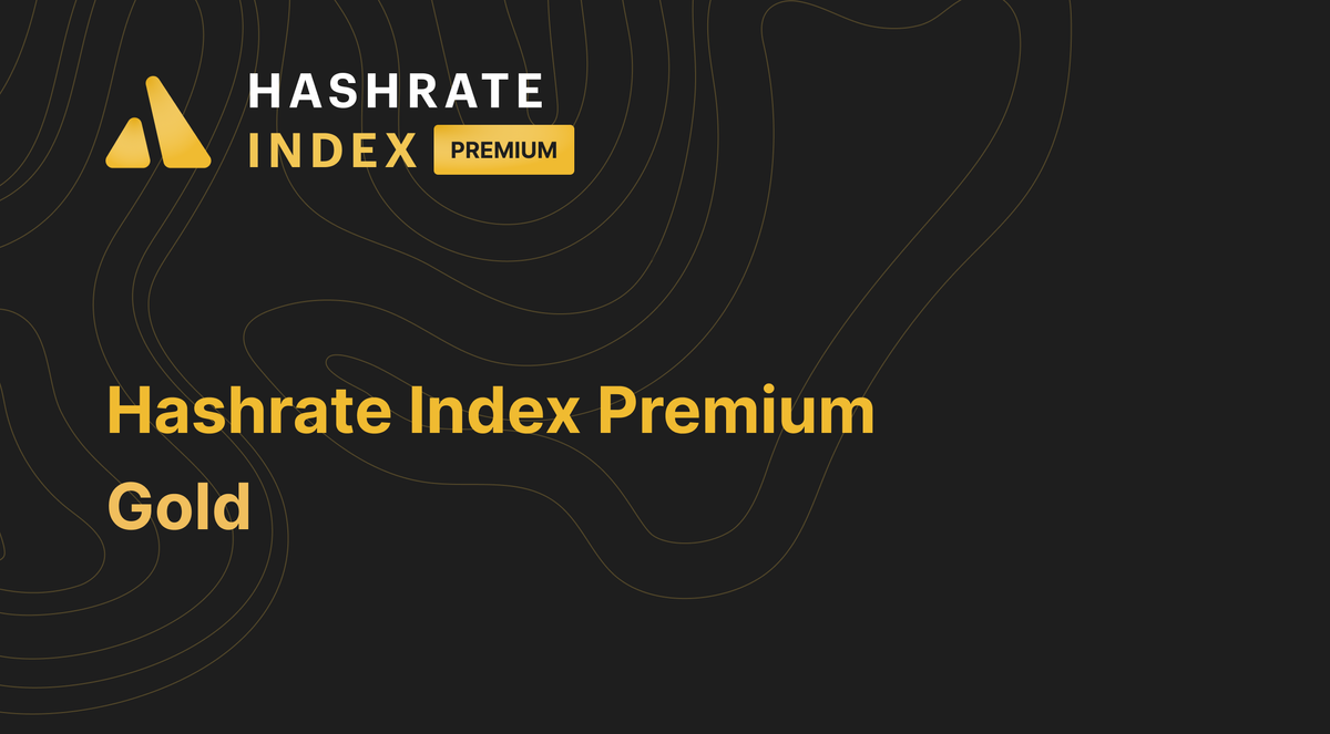 Hashrate Index Premium Gold